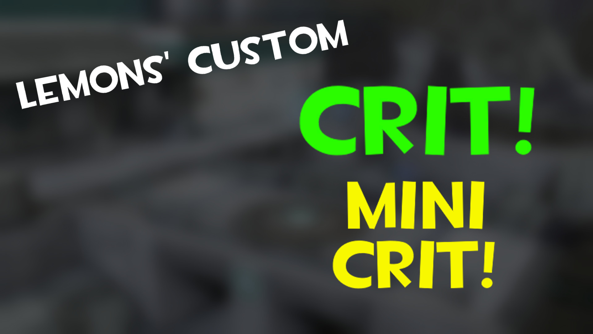 lemons' crit and mini-crit icons Mod for Team Fortress 2 | TF2 Mods