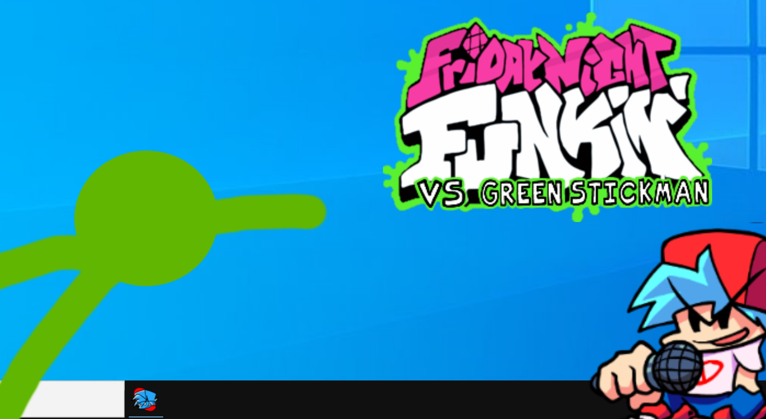 Friday Night Funkin Vs Green Stickman Mod for Friday Night Funkin ...