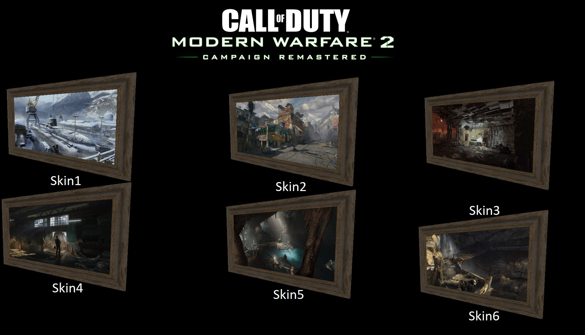 MW2CR Paintings Mod for Counter-Strike 1.6 | CS1.6 Mods