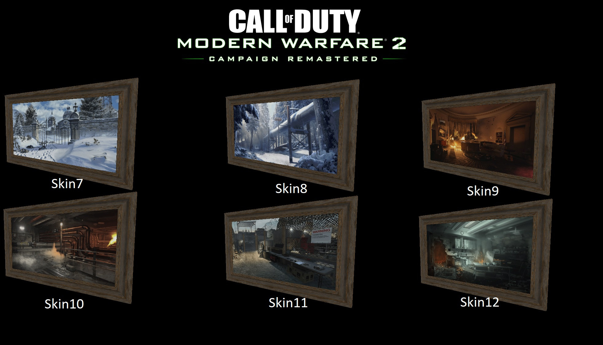 MW2CR Paintings Mod for Counter-Strike 1.6 | CS1.6 Mods