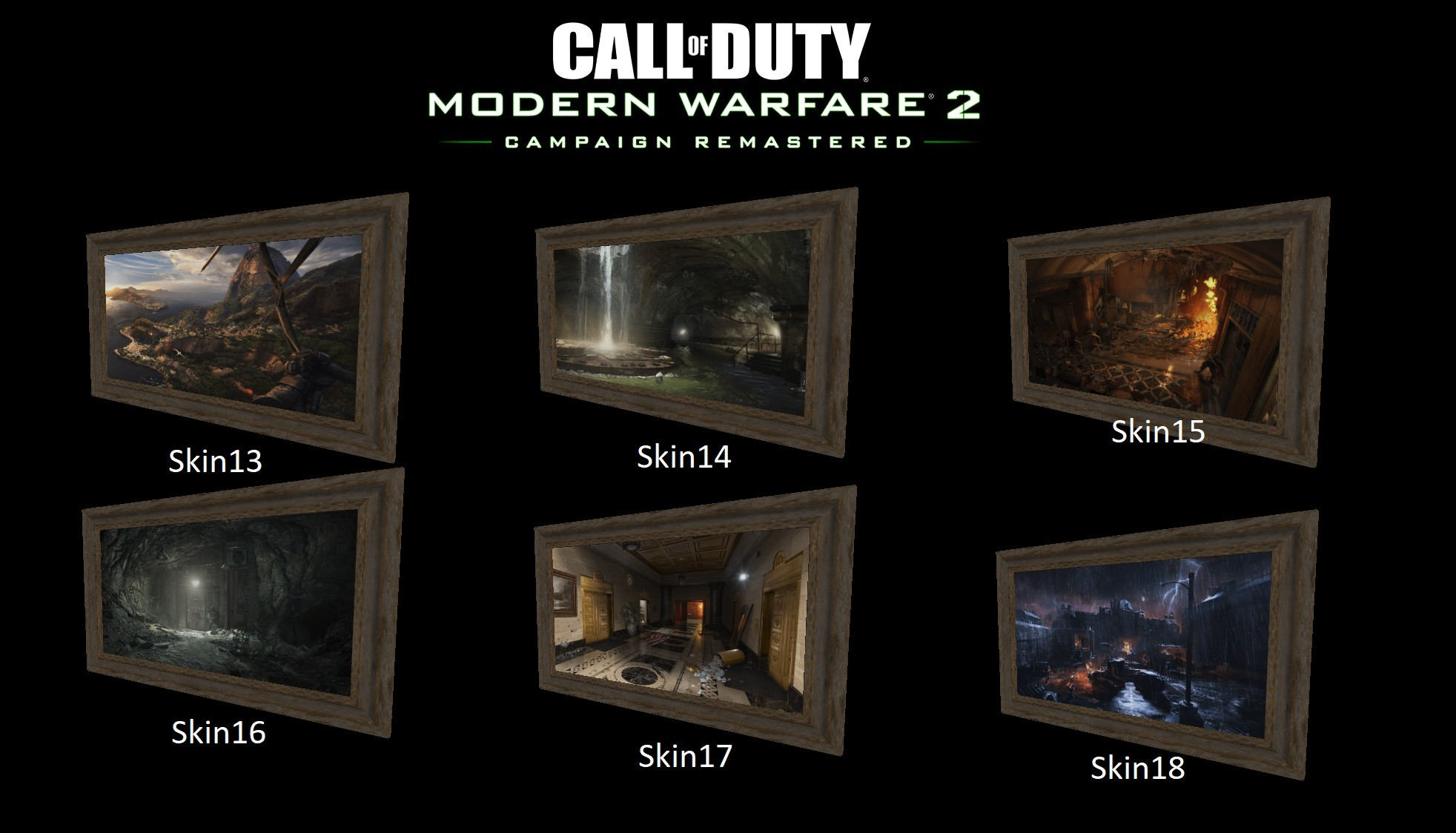 MW2CR Paintings Mod for Counter-Strike 1.6 | CS1.6 Mods