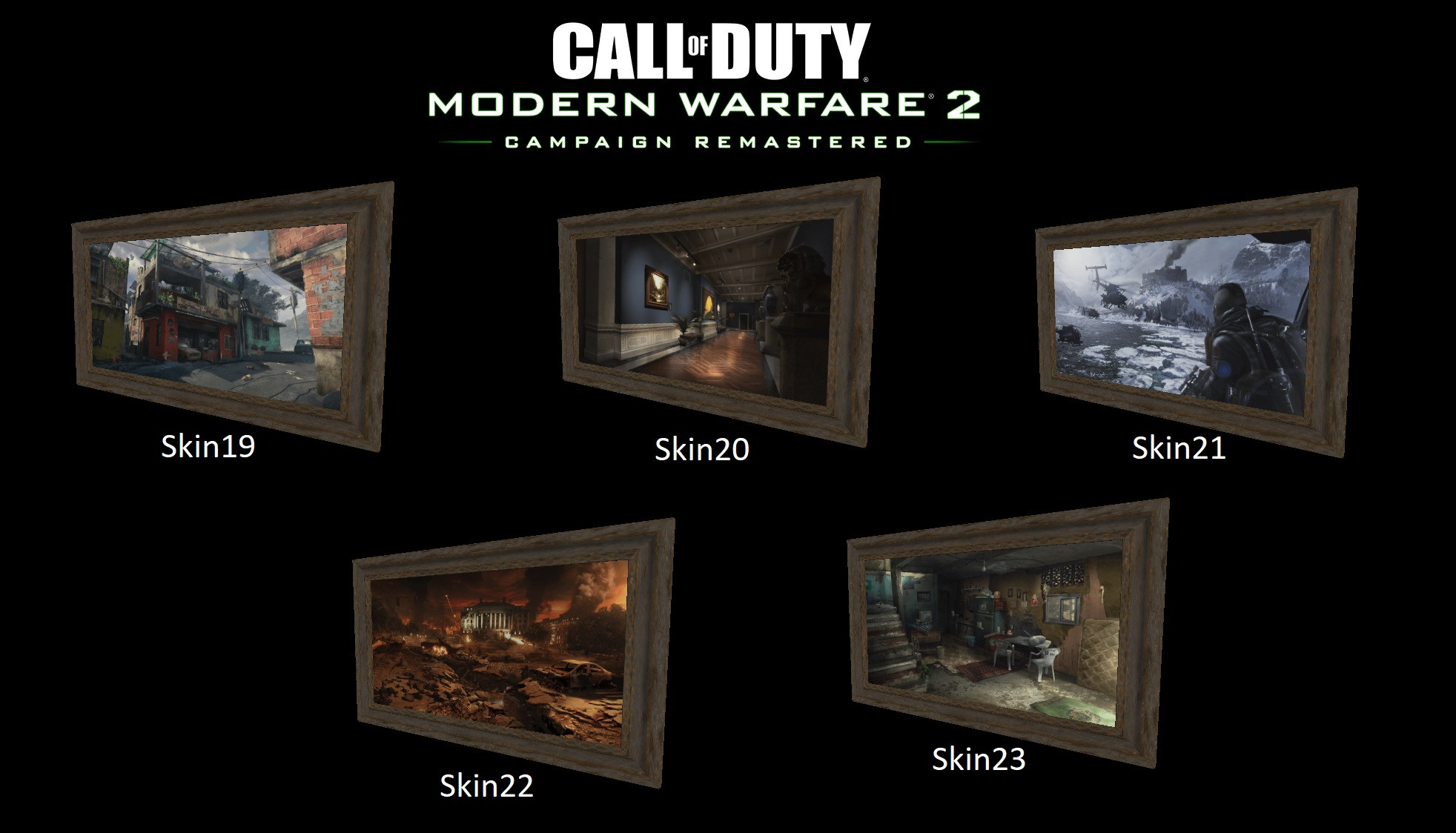 MW2CR Paintings Mod for Counter-Strike 1.6 | CS1.6 Mods