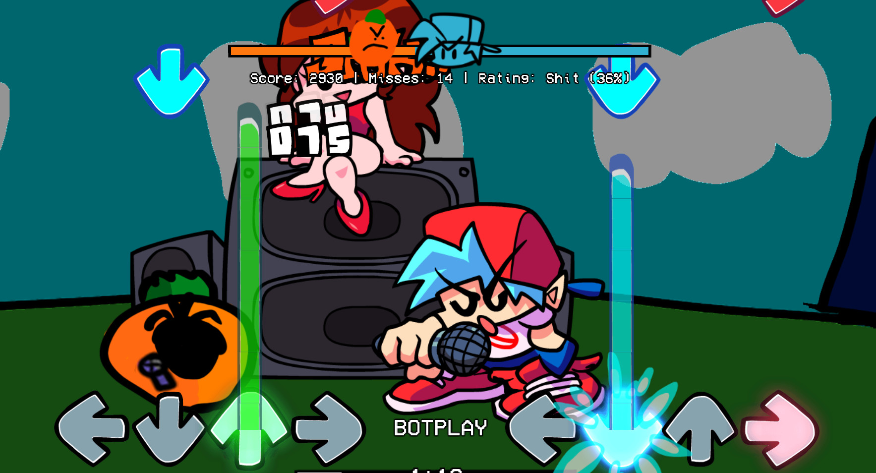Vs. Sammy the orange Mod for Friday Night Funkin' | FNF Mods
