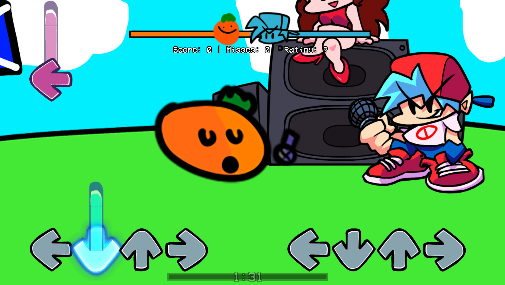 Vs. Sammy the orange Mod for Friday Night Funkin' | FNF Mods