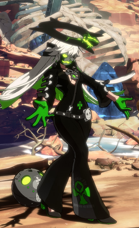 Green and Black Jack-O Mod for GUILTY GEAR -STRIVE- | GGST Mods