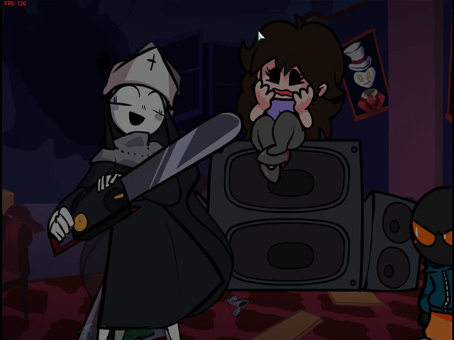 jaiden over gf final version Mod for Friday Night Funkin' | FNF Mods