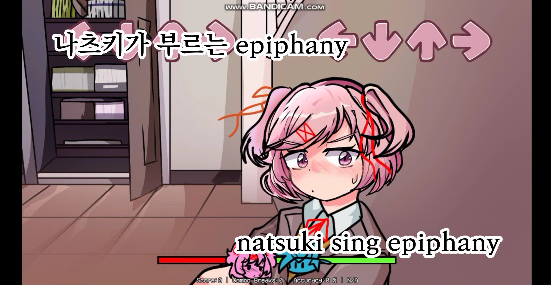 Natsuki sing Epiphany! Mod for Friday Night Funkin' | FNF Mods