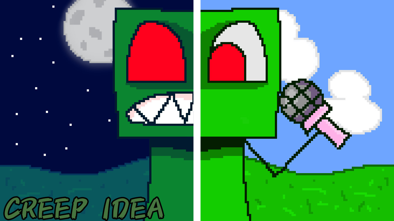 FNF | VS CREEPER CREP Mod for Friday Night Funkin' | FNF Mods