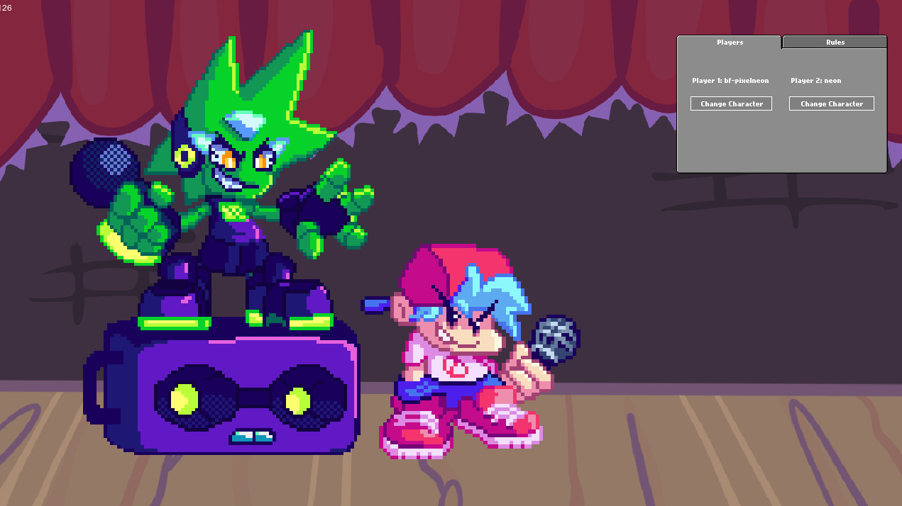 Vs. NEON Full Multiplayer Compatibility Mod for Friday Night Funkin ...