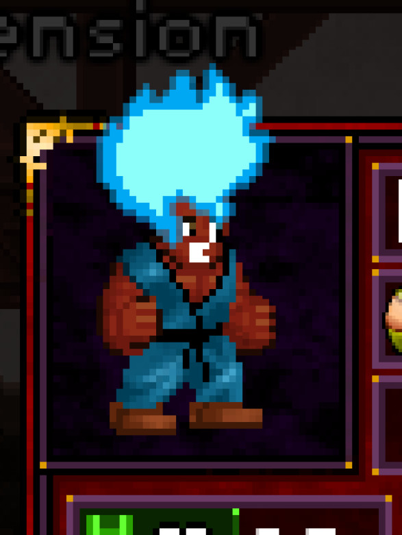 super saiyan blue over fighter mohawk Mod for Soda Dungeon | SD Mods