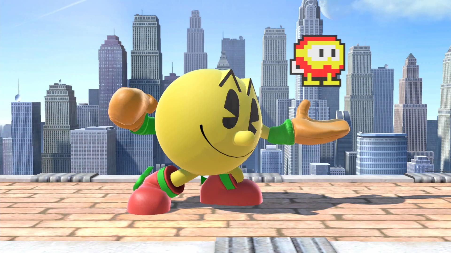 Green Pac-Man [Super Smash Bros. Ultimate] [Mods]
