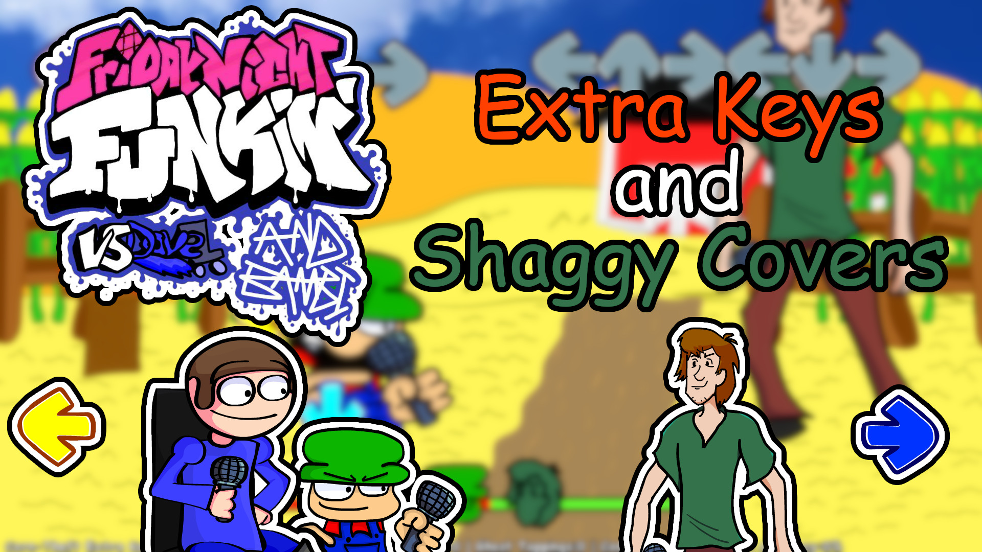 Dave & Bambi - Extra Keys and Shaggy Covers Addon [Friday Night Funkin ...