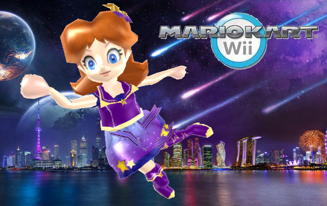 Daisy (Starry Sky) Remake Mod for Mario Kart Wii | MKWii Mods