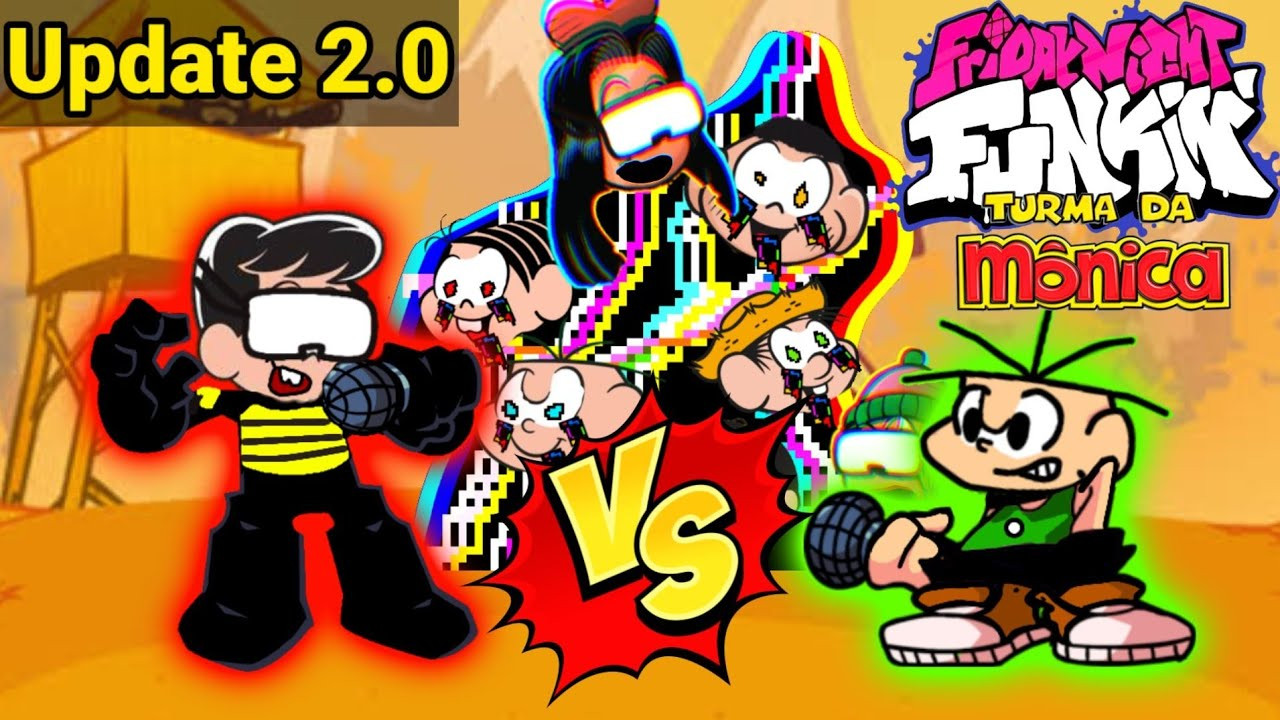 FNF Turma da Mônica Vs Titi Tankman Mod for Friday Night Funkin' | FNF Mods