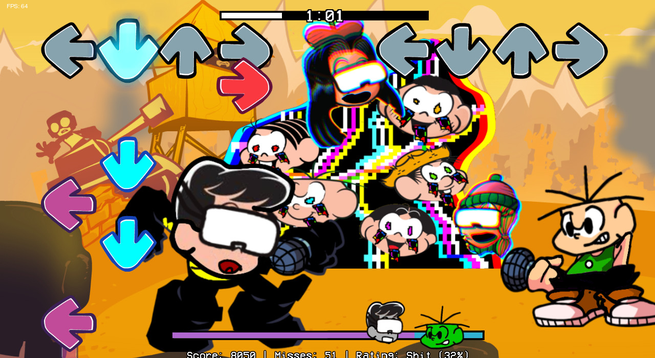 FNF Turma da Mônica Vs Titi Tankman Mod for Friday Night Funkin' | FNF Mods