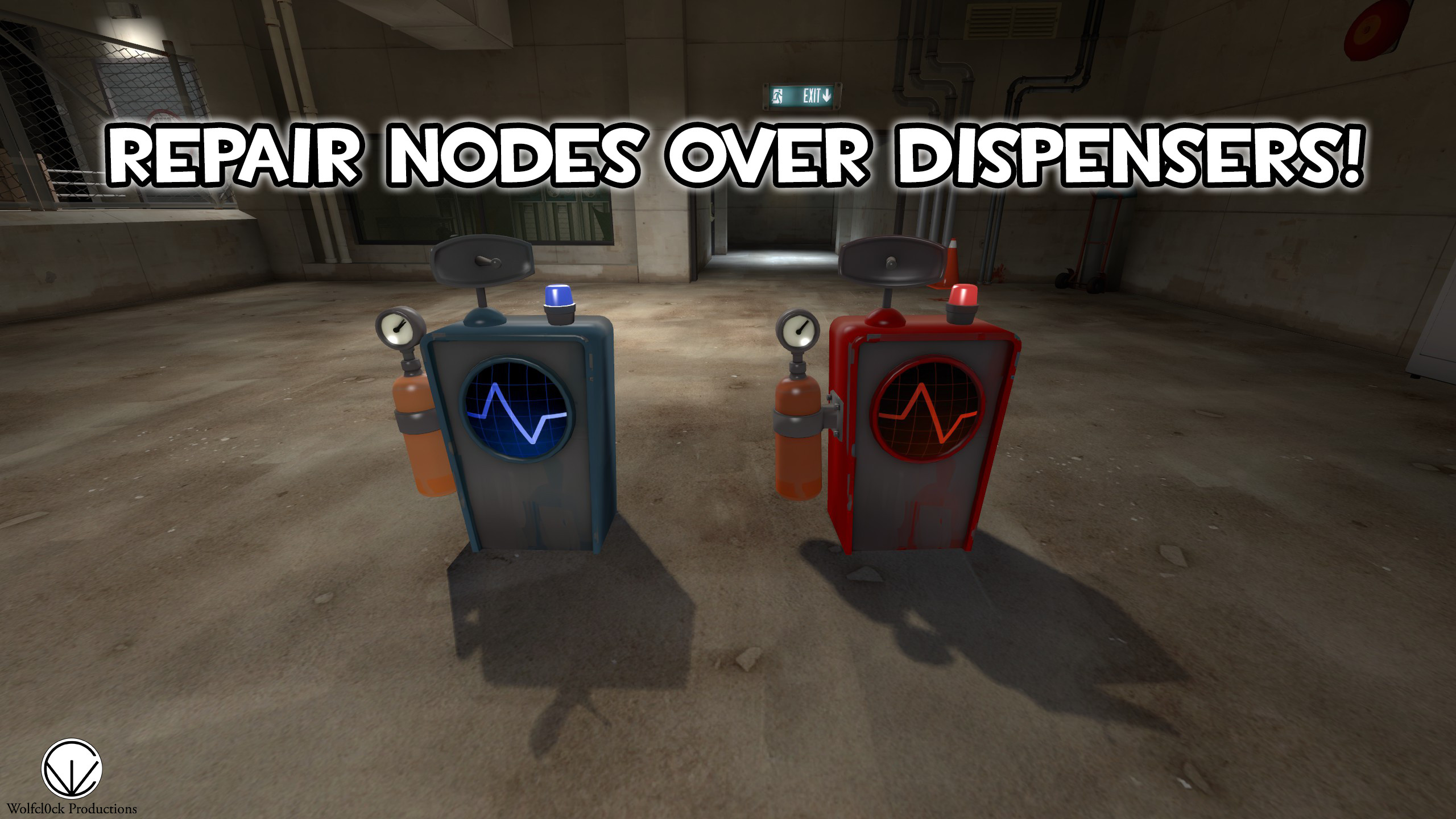 Repair Nodes over Dispensers (with Real Textures!) Mod for Team ...