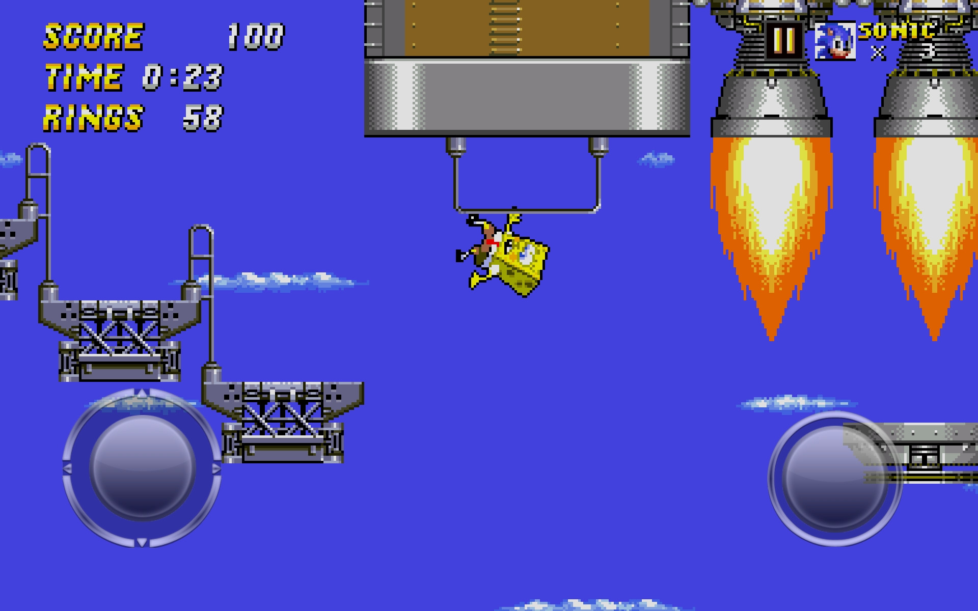 SpongeBob The Sponge 2 2.3 Mod for Sonic the Hedgehog 2 (2013) | S2 ...