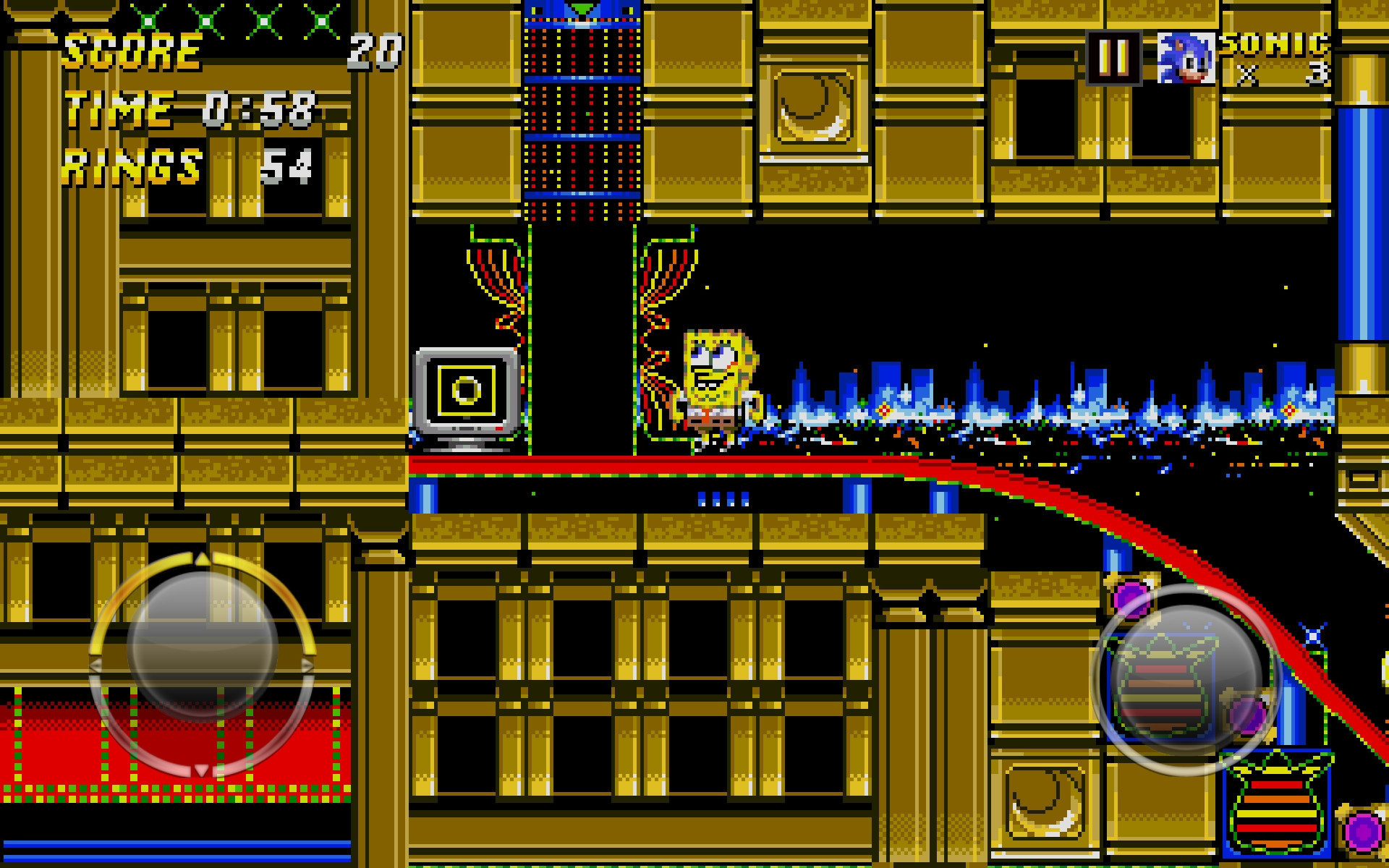 SpongeBob The Sponge 2 2.3 Mod for Sonic the Hedgehog 2 (2013) | S2 ...