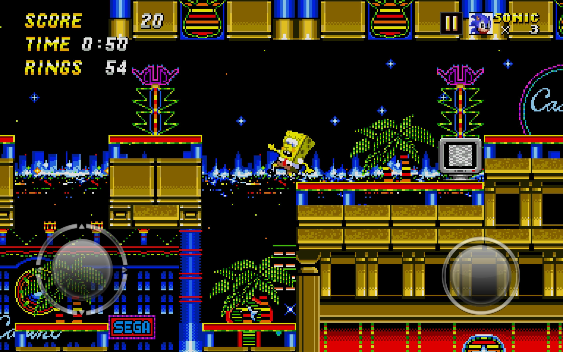 SpongeBob The Sponge 2 2.3 Mod for Sonic the Hedgehog 2 (2013) | S2 ...