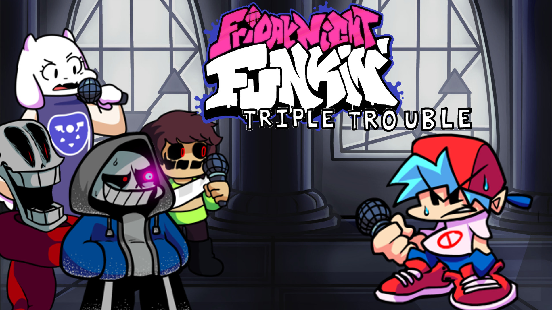 el juicio fnf (Triple trouble sonic.exe) Mod for Friday Night Funkin ...