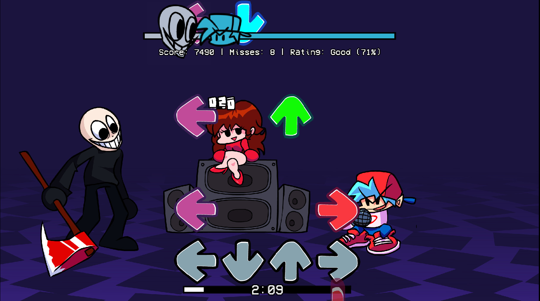 fnf boss rush (remote INSANE BUFF) [Friday Night Funkin'] [Mods]