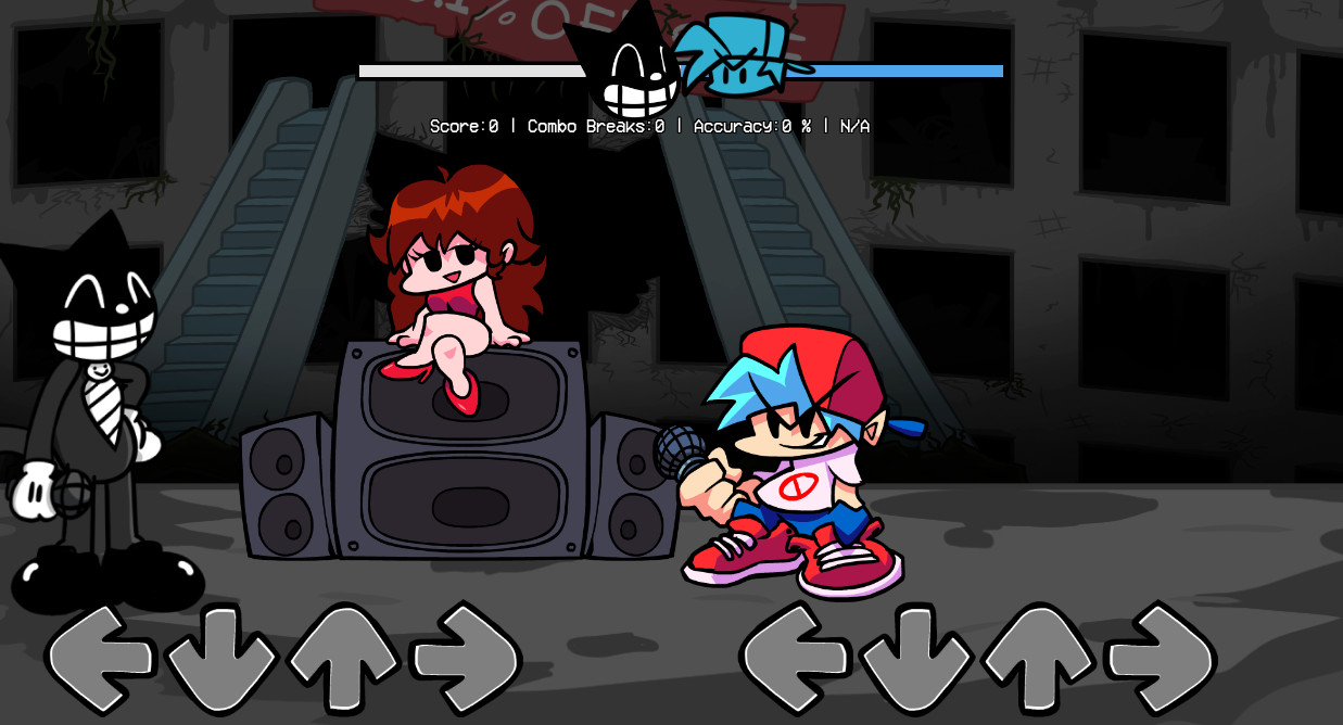 Minus Cartoon Cat (V1) Mod for Friday Night Funkin' | FNF Mods