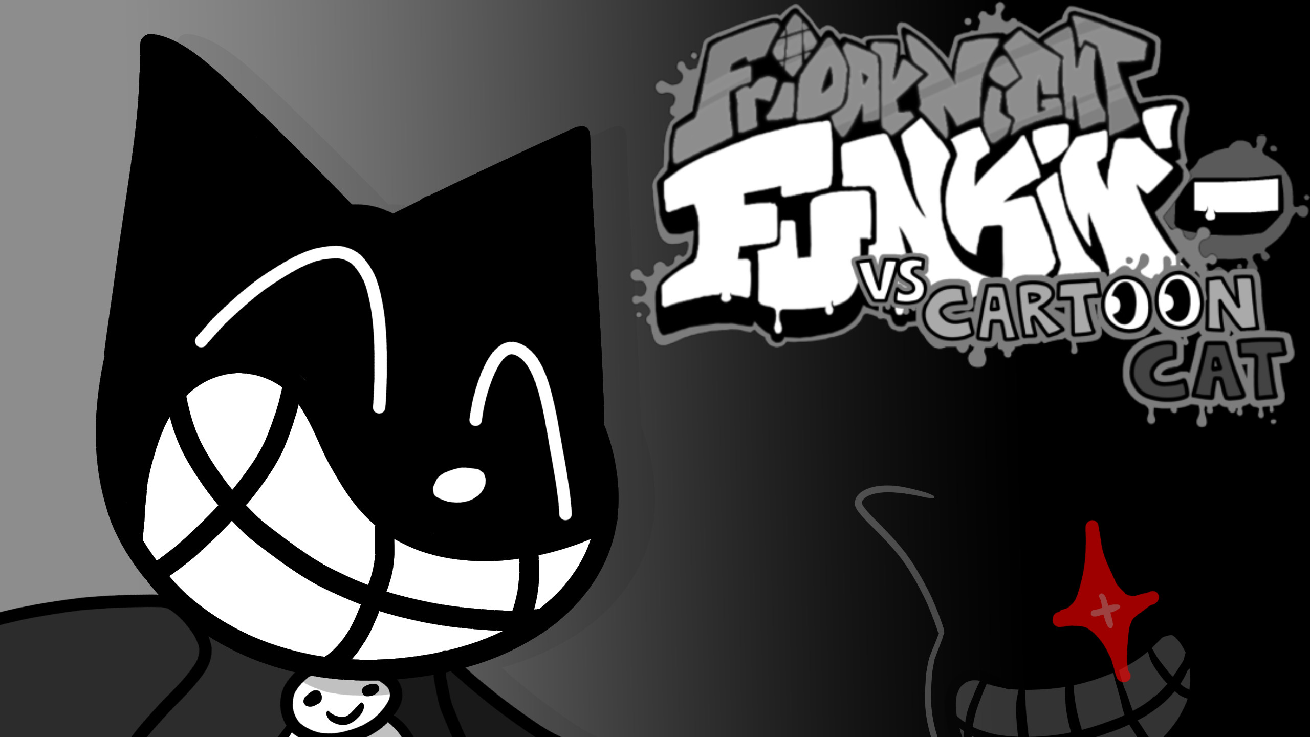 Minus Cartoon Cat (V1) Mod for Friday Night Funkin' | FNF Mods