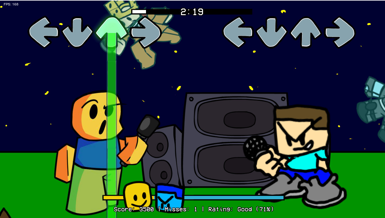 Minecraft VS Roblox FNF Mod Mod for Friday Night Funkin' | FNF Mods