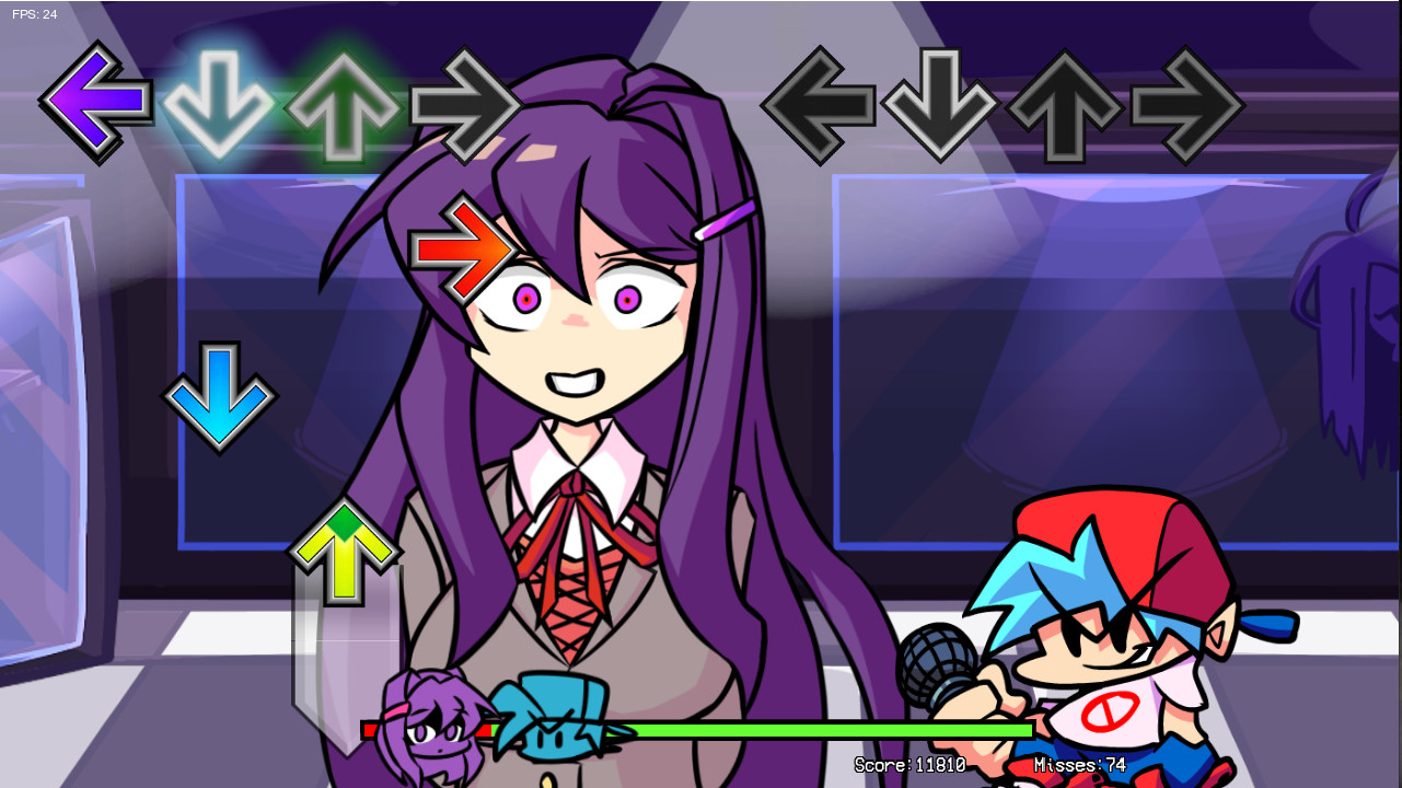 Yuri Sings Epiphany For Multiplayer [Friday Night Funkin'] [Mods]