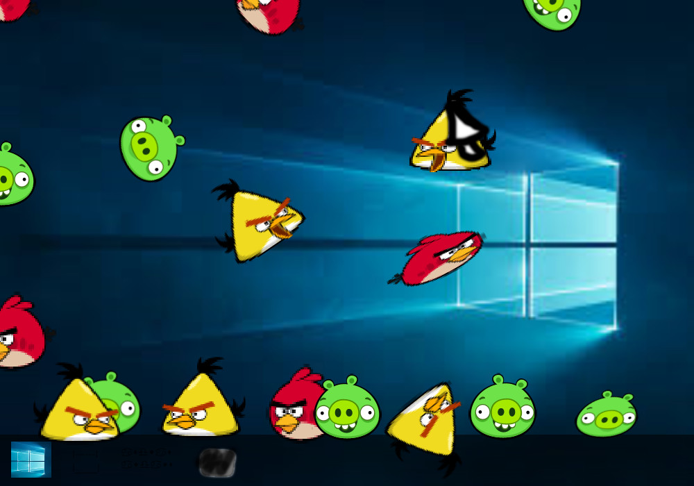 Angry Birds Main Crew Mod for Shimeji | Shimeji Mods