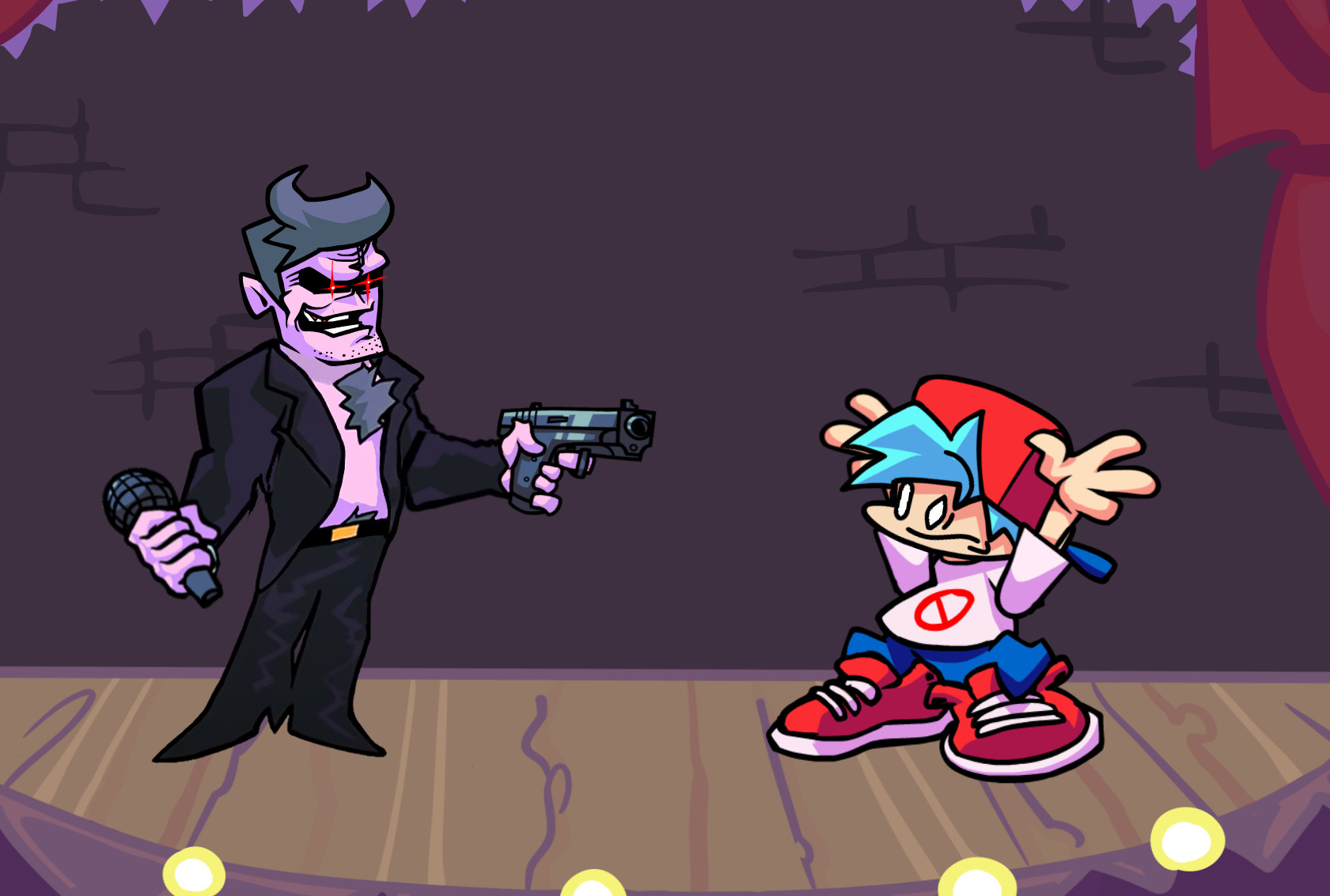 daddy dearest with a gun Mod for Friday Night Funkin' | FNF Mods