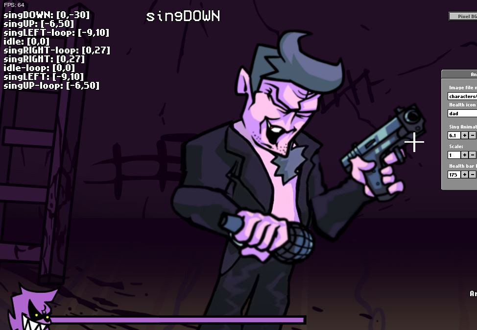 daddy dearest with a gun Mod for Friday Night Funkin' | FNF Mods