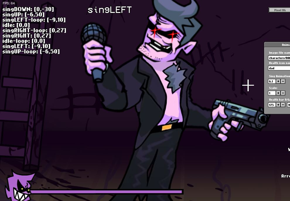 daddy dearest with a gun Mod for Friday Night Funkin' | FNF Mods