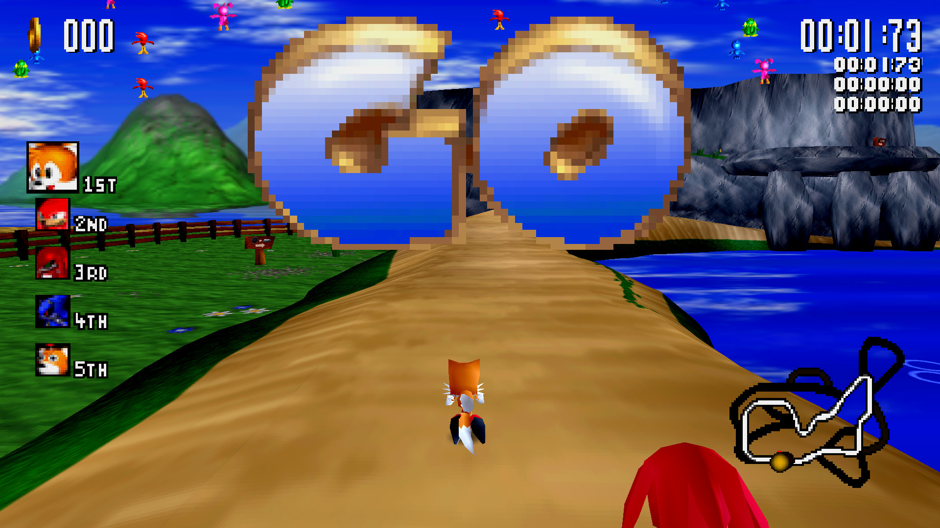 Tails Inner Ear Fix and optional Shoe Fix Mod for Sonic R | SR Mods