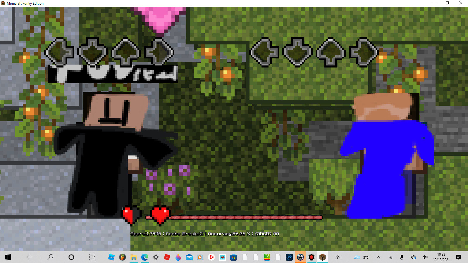 FNF:Mincraft funky edition but bad (Fan made mod) [Friday Night Funkin ...