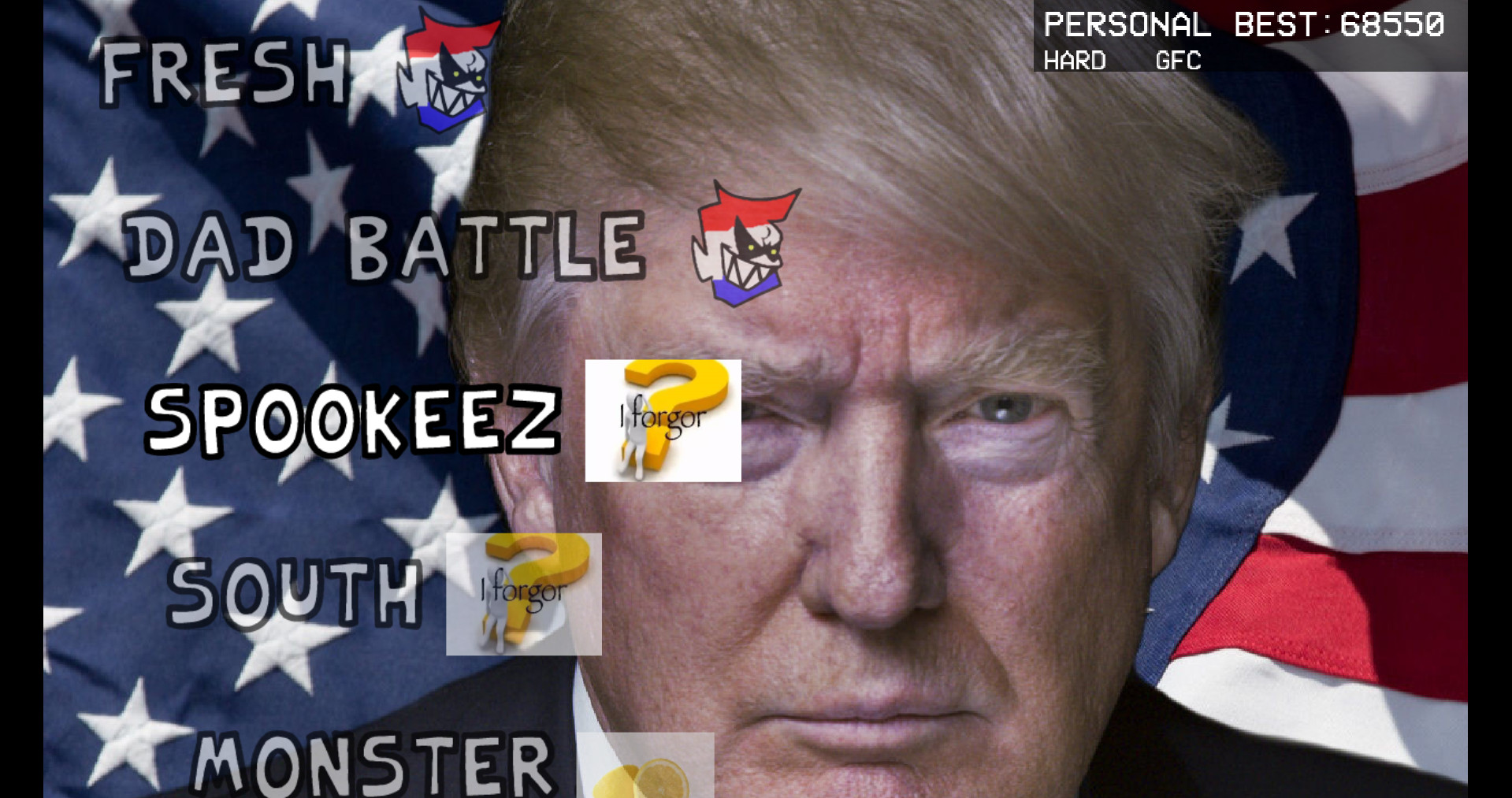 Friday Night' Trumpin: The Whole Ass Game Mod for Friday Night Funkin ...