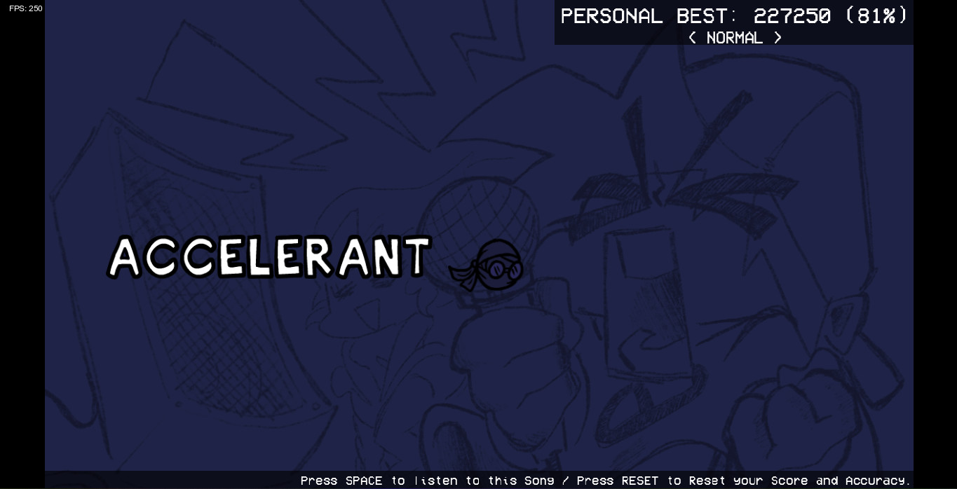 ACCELERANT HARD Mod for Friday Night Funkin' | FNF Mods