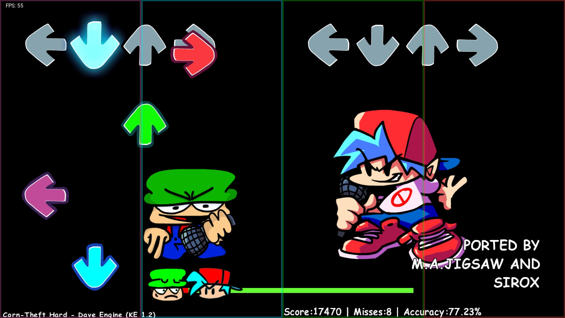 Dave and Bambi New icons! Mod for Friday Night Funkin' | FNF Mods