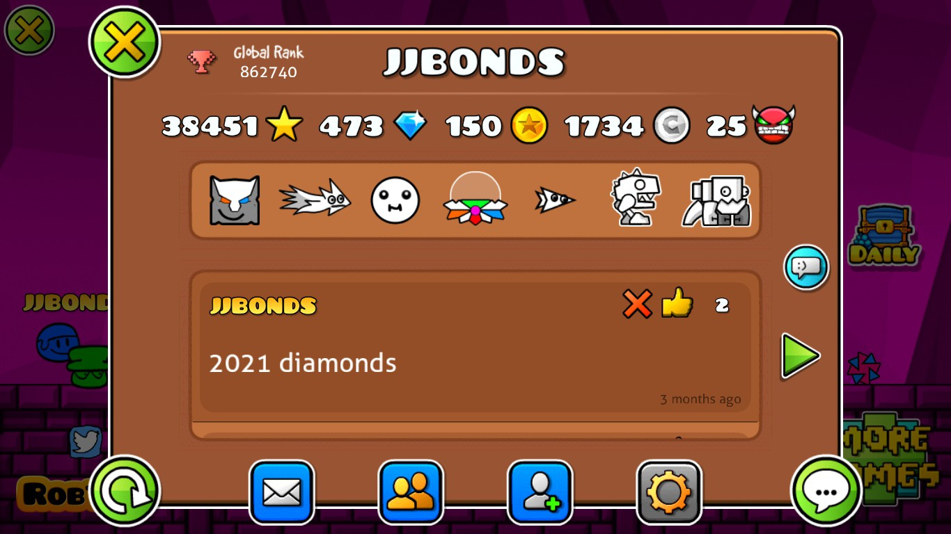 Geometry Dash Dave and Bambi Texture Pack Mod for Geometry Dash | GD Mods