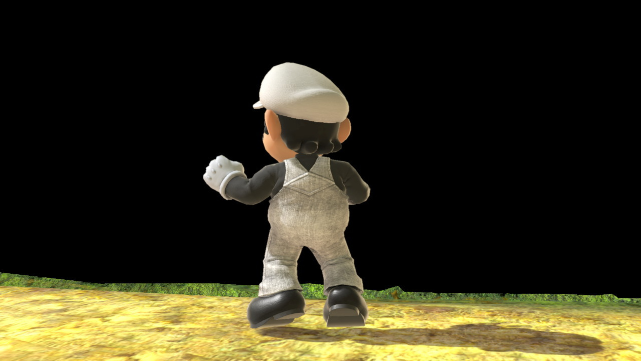 White and Black Mario Mod for Super Smash Bros. Ultimate | SSBU Mods