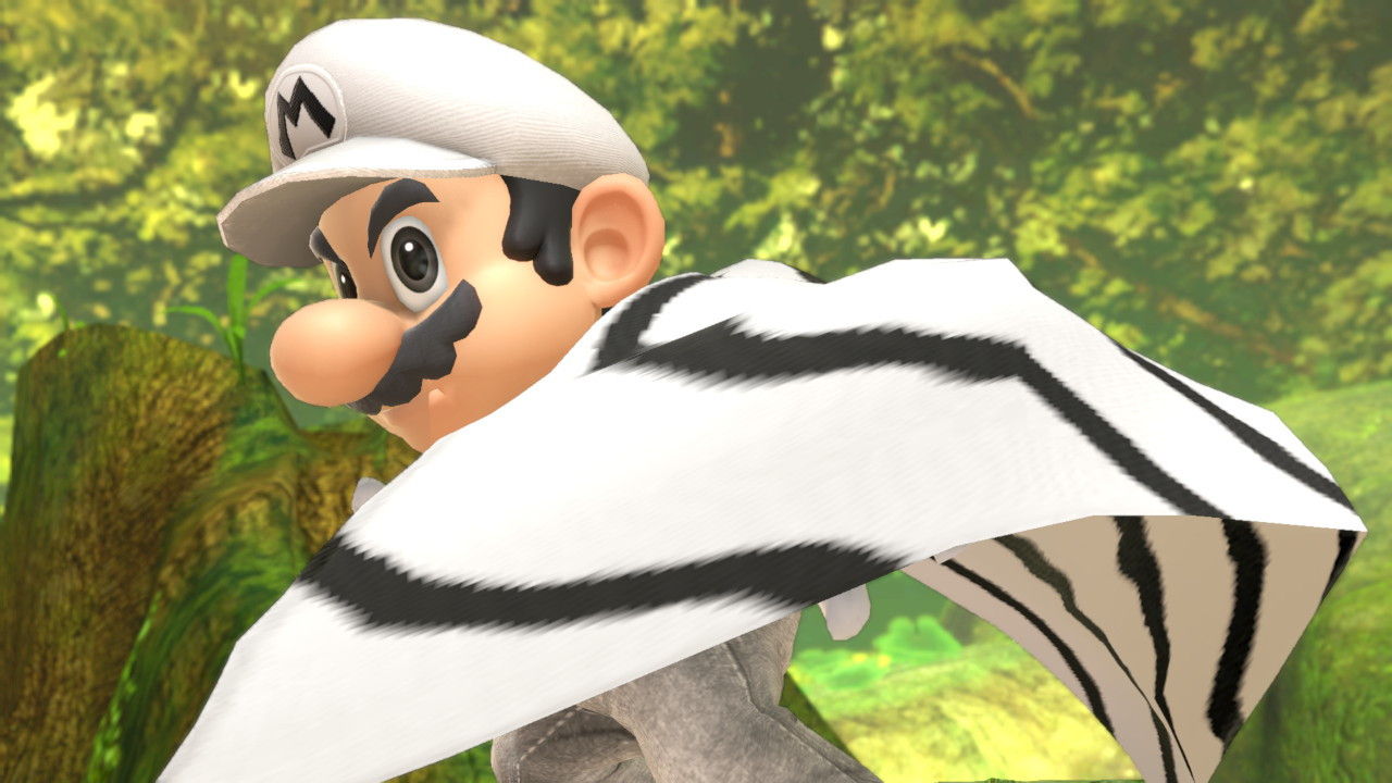 White and Black Mario Mod for Super Smash Bros. Ultimate | SSBU Mods