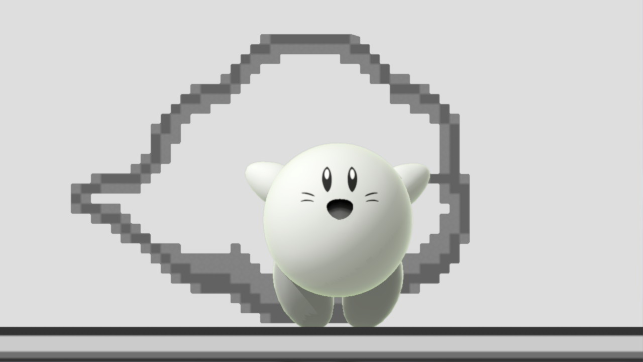 Greyscale Dream Land GB Mod for Super Smash Bros. Ultimate | SSBU Mods