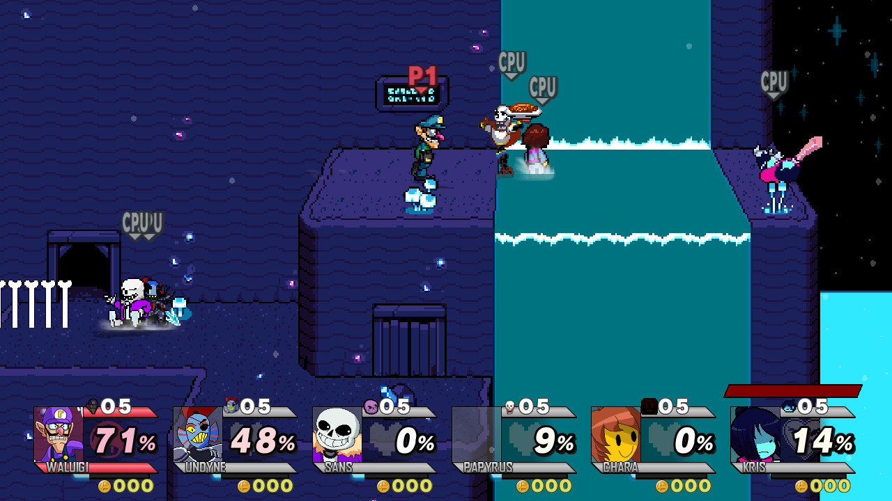 Undertale - Waterfall (9.4/CMC+) Mod for Super Smash Bros. Crusade ...
