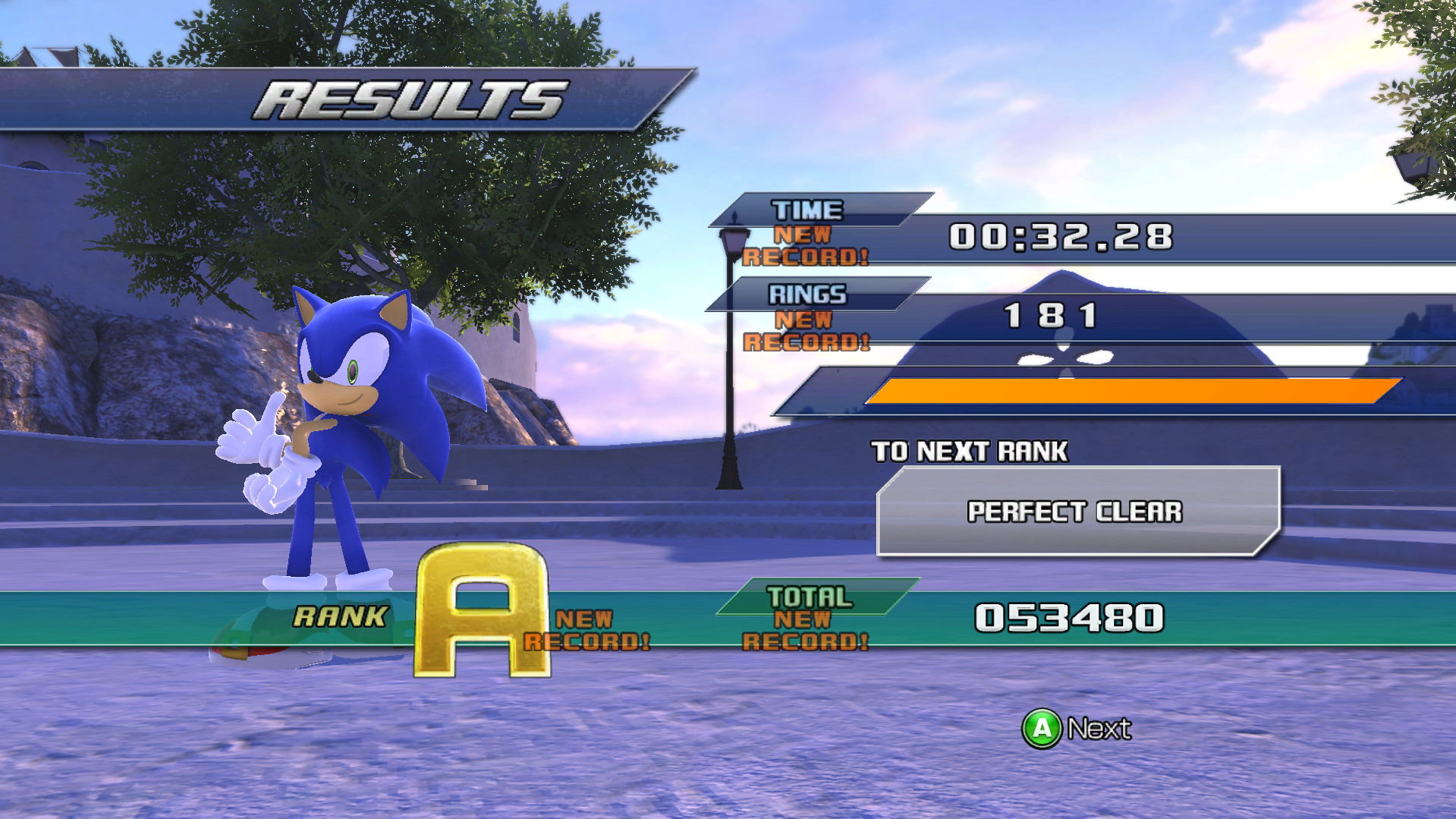 Sonic Unleashed Results Hud Mod for Sonic Generations (2011) | Gens Mods