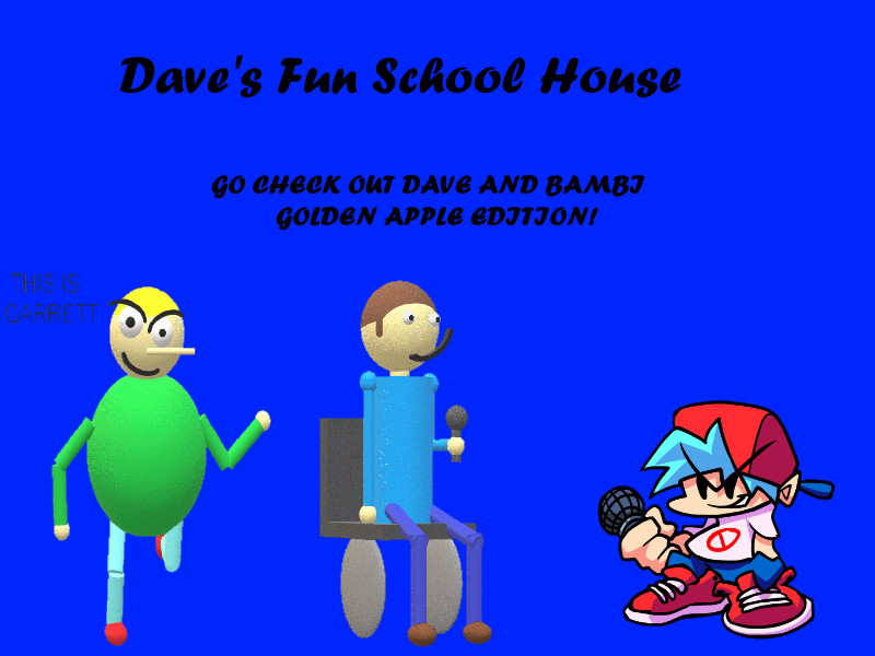 Dave's Fun School House DEMO (READ DESC) Mod for Friday Night Funkin ...