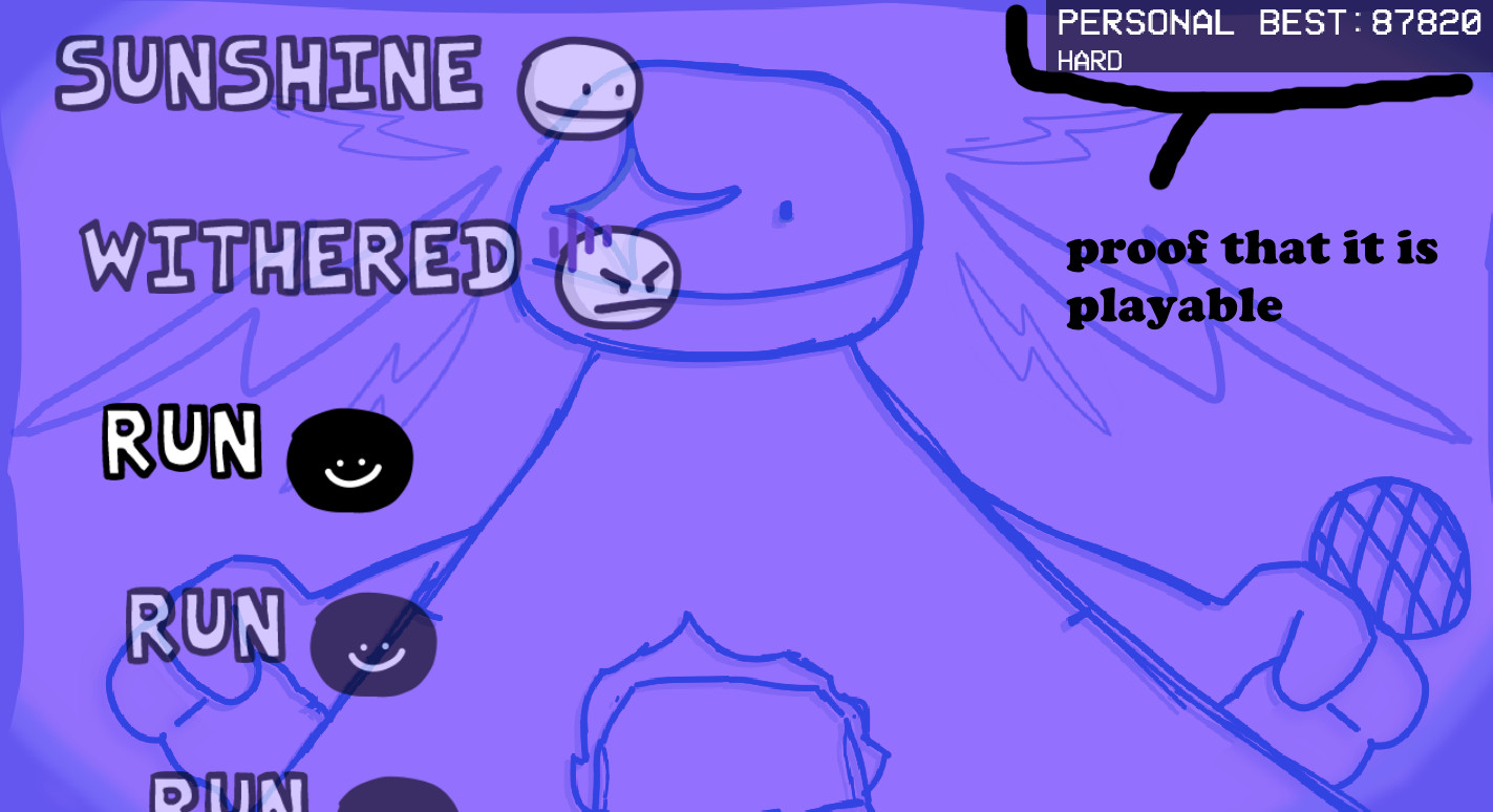 Vs bob Run but recharted to be playable lol Mod for Friday Night Funkin ...