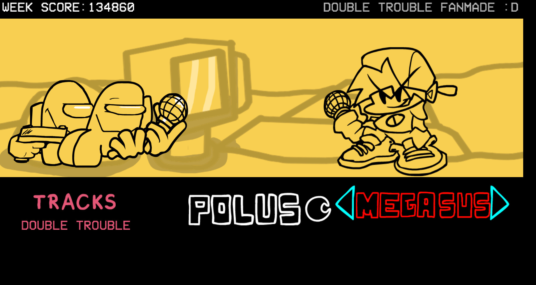 FNF: DOUBLE TROUBLE FANMADE (Vs. Imposter V4) [Friday Night Funkin'] [Mods]