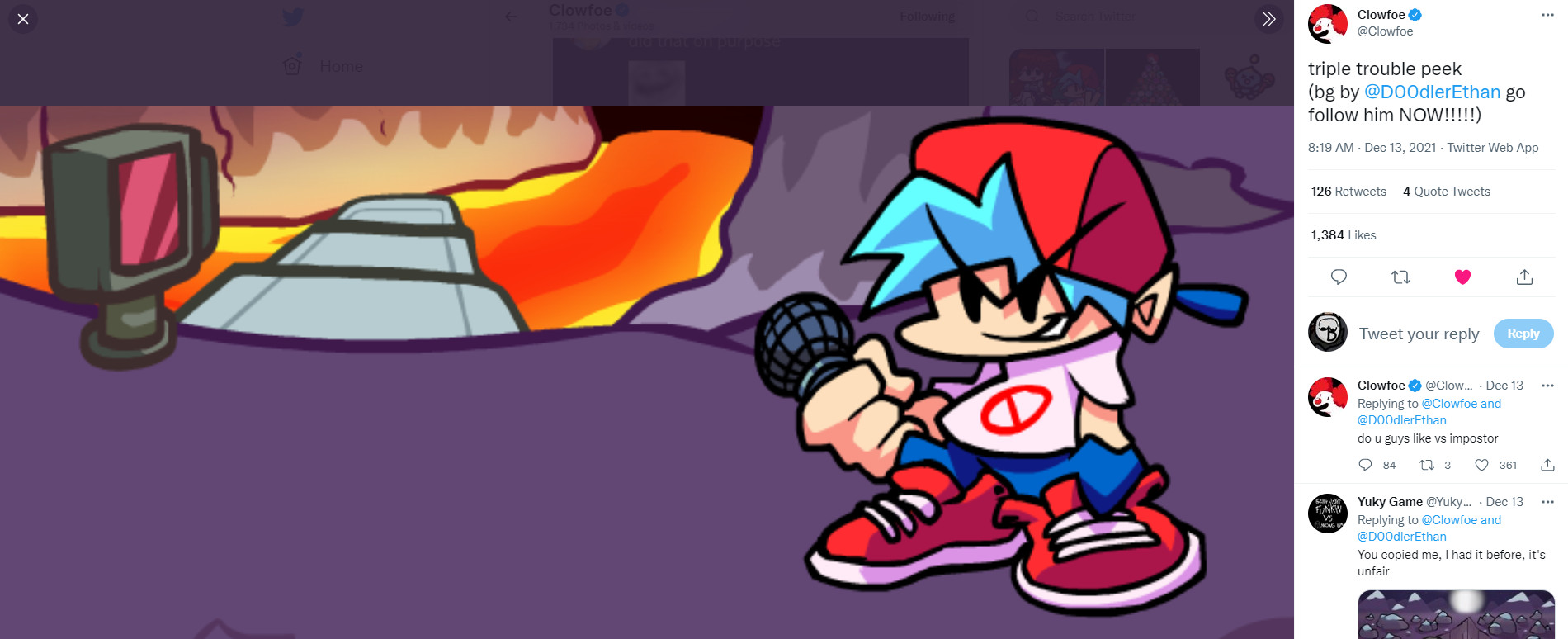 FNF: DOUBLE TROUBLE FANMADE (Vs. Imposter V4) [Friday Night Funkin'] [Mods]