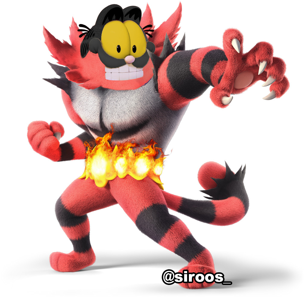 Garfcineroar Mod for Super Smash Bros. Ultimate | SSBU Mods