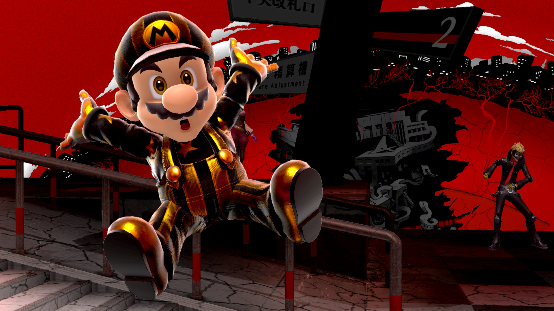 Black & Gold Mario Pack Mod for Super Smash Bros. Ultimate | SSBU Mods